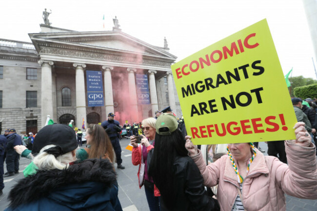 Anti-immigration protest takes place in Dublin · TheJournal.ie