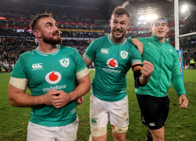 Andy Farrell has cause to be a happy man after titanic tussle with Boks