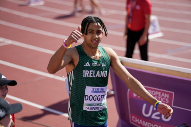 Ireland's Precious Akpe-Moses finishes 7th in 100m final · The 42