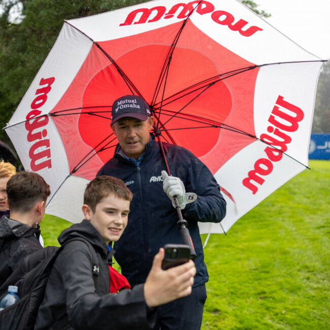 Sports stars in action at The K Club as Irish Open Golf Pro-Am takes place