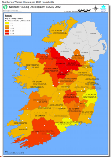 Map, table: Ireland's 16,881 vacant homes · TheJournal.ie