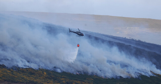 Crews have been tackling gorse fires with whirling vortices in Dublin ...
