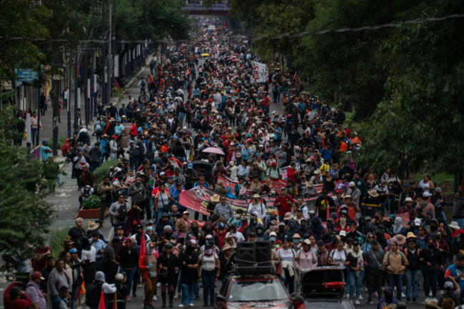 Mexico City gripped by protests and blockades with World Cup about to ...