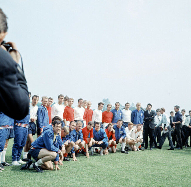 ‘The England team, on the morning of the World Cup final, went shopping’