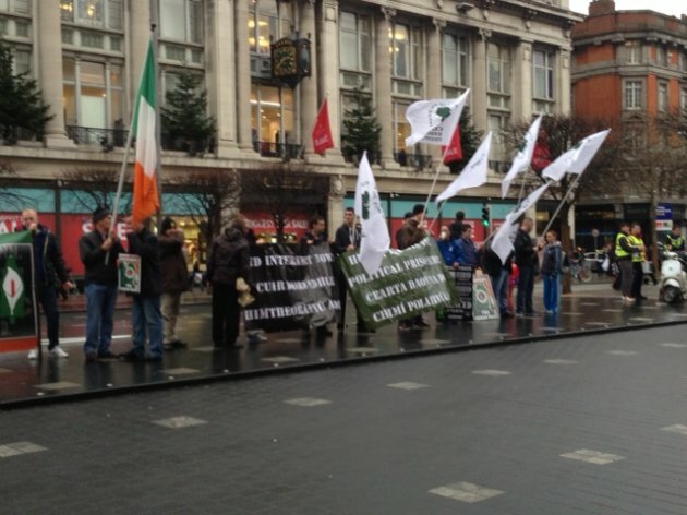 PICS: Tribute to slain Alan Ryan in O'Connell Street protest