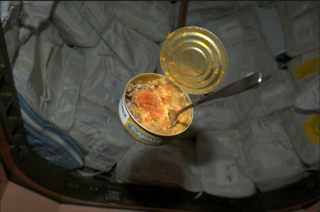 PIC: The "delicious" food astronauts eat in space