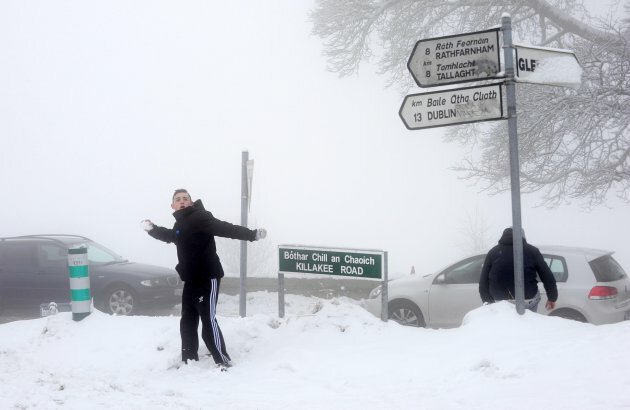 Photos: Here's how the Dublin Mountains looked in the snow today