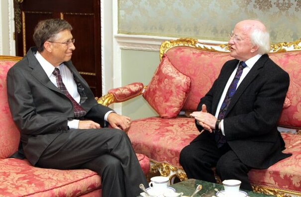 In Pictures Bill Gates Meets Irish Leaders · Thejournal Ie