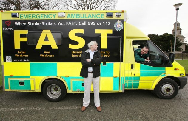 Ambulances double as billboards to boost awareness of stroke signs