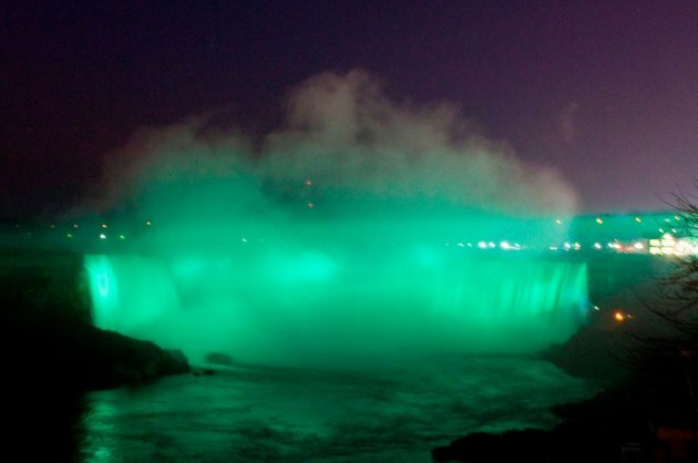 From Niagara Falls to the pyramids, landmarks go green for Patrick's Day