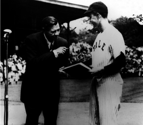 Your 'Babe Ruth Meeting George HW Bush' Pic of the Day · The 42