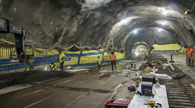Photos: The hidden world under New York City streets as new subway is built