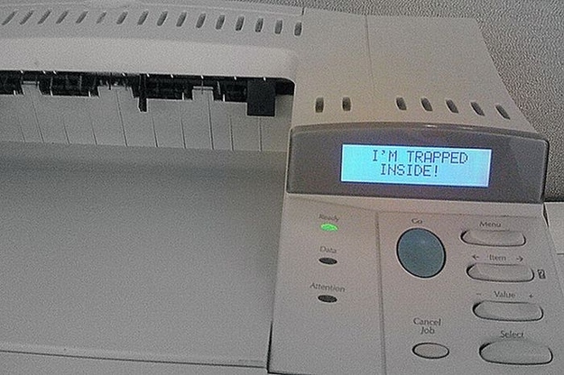 12 hilarious and troubling printer error messages · The Daily Edge